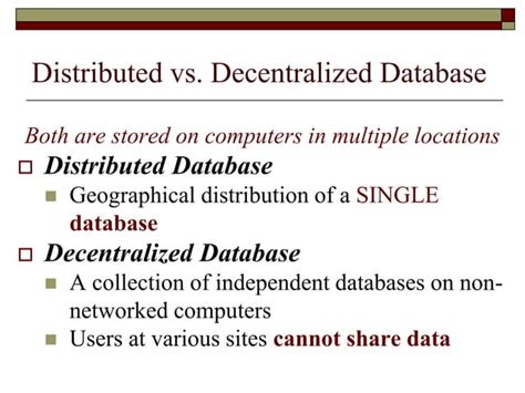 Distributed Database Management Systemppt