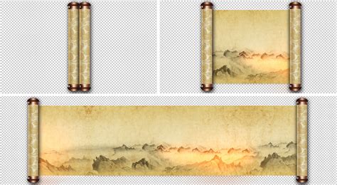 卷轴素材动画卷轴动画素材 伤感说说吧