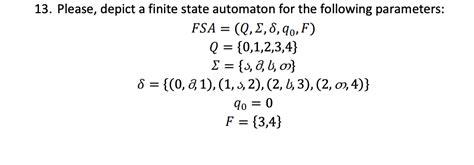 Solved Se Depict A Finite State Automaton For The Following Chegg