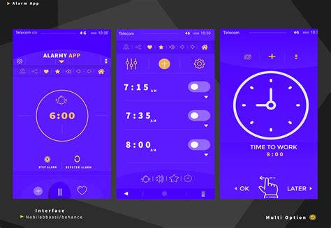 ALARM APP UI DESIGN On Behance