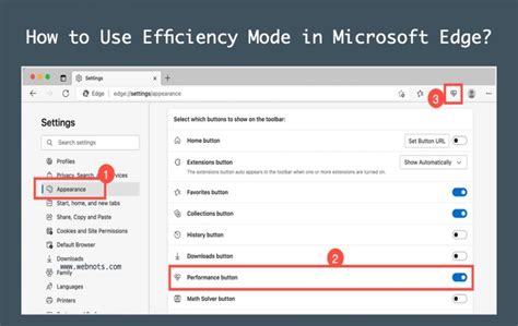 How Do I Turn Onoff Enable Efficiency Mode In Microsoft Edge To