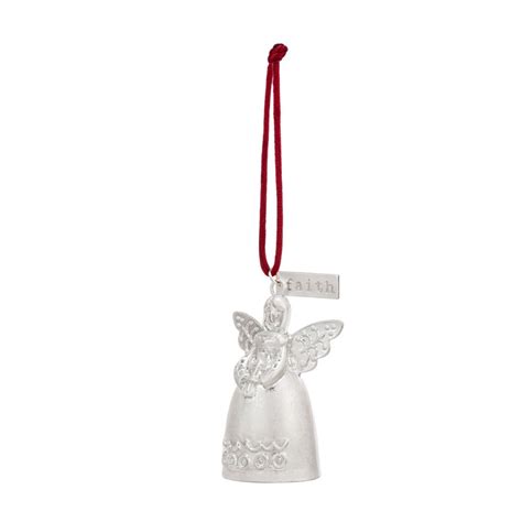 Mini Bell Angel Ornament Faith