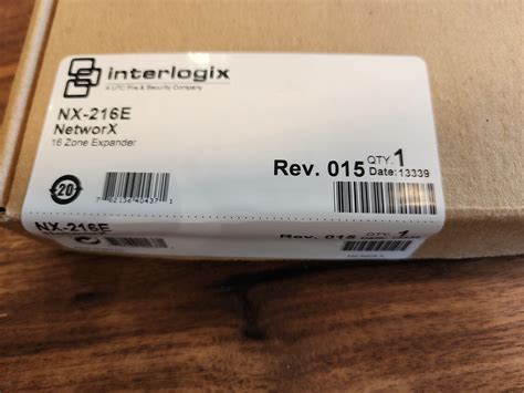 Interlogix Ge Caddx Security Nx 216e Zone Expander For Networx Nx8e Ebay