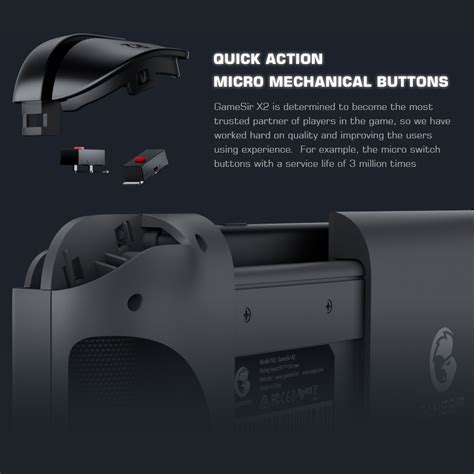 GameSir X2 Bluetooth Gamepad for Android & iOS, Supports Xbox Cloud, Google Stadia, GeForce ...