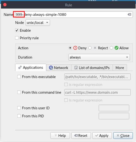 Opensnitch Not Honoring Priority Form Naming Ropensnitch