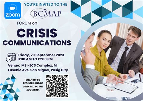 Join Bcmap Forum On Crisis Communications Bcmap Business Continuity Managers Association Of
