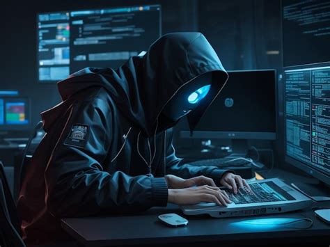 Premium Photo Hacker Using Laptop Computer With Html Code And Map Attack And Programming