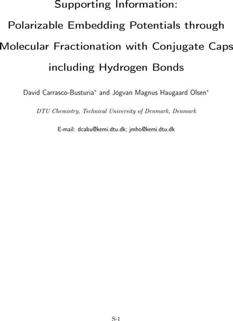 Polarizable Embedding Potentials Through Molecular Fractionation With Conjugate Caps Including