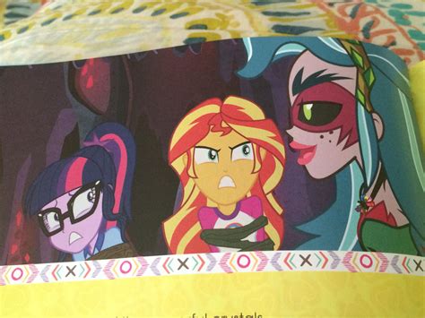 Sci Twi And Sunset Shimmer Tied Up In Vines By Gouhlsrule On Deviantart