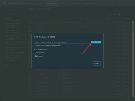 vrealize operations manager dashboards adding and customizing