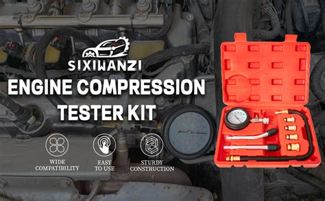 Sixiwanzi Compression Tester Professional Engine Compression Tester Kit For Sixiwanzi Compression Tester Professional Engine Compression Tester Kit For