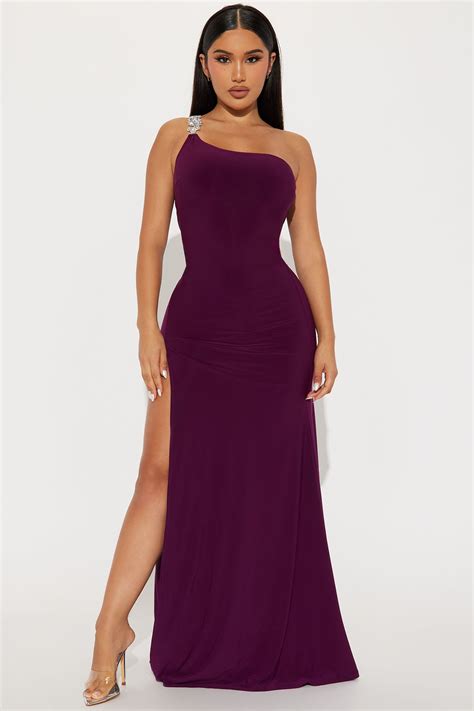 Tessa Maxi Dress Plum Fashion Nova