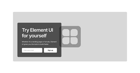 call to action components element ui