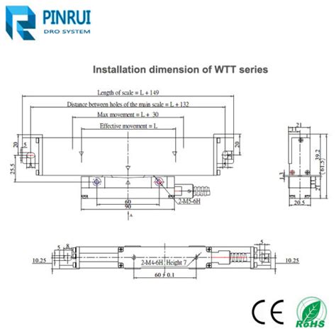 china linear encoder milling machine dro digital linear scale china
