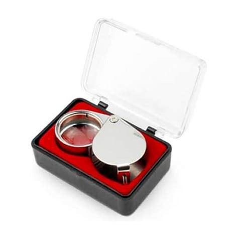 Pocket Loupe Folding Magnifier 21mm 20x Chrome 700065uk Quasar Uk