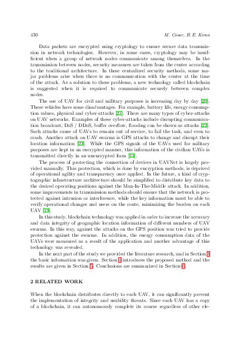 Verification Of Localization Via Blockchain Technology On Unmanned