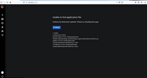 Grafana Unable To Start The Dashboard Configuration Grafana Labs
