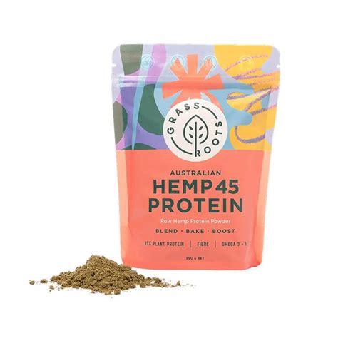 Grass Roots Australian Hemp 45 Protein Powder Mr Vitamins