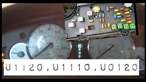 U1120 U1110 U0120 Trouble Cides Chrysler Dodge Jeep Why It Might
