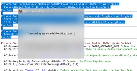 Resolved How To Draw Cleartype Text On Glass Form Vbforums