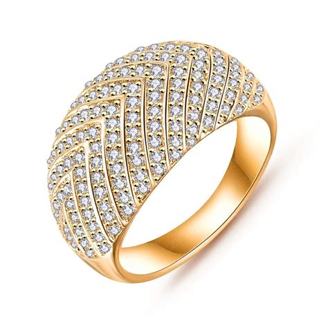 2015 New Style Arrows Motif Ring Ring New Platinum 18K Gold Plated Zircon Ring Width In Rings