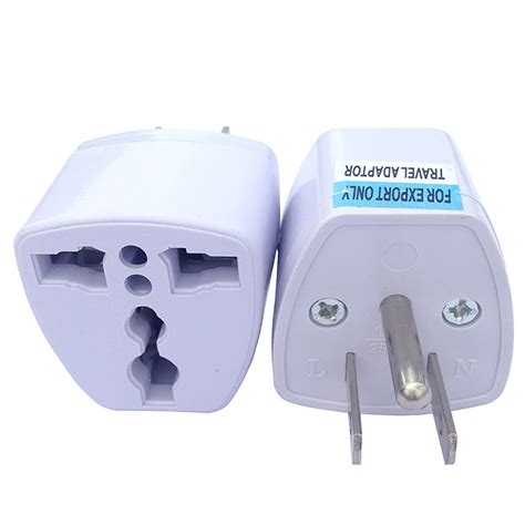 Universal Eu Uk Au To Us Usa Canada Ac Travel Power Plug Adapter Converter Shopee Malaysia