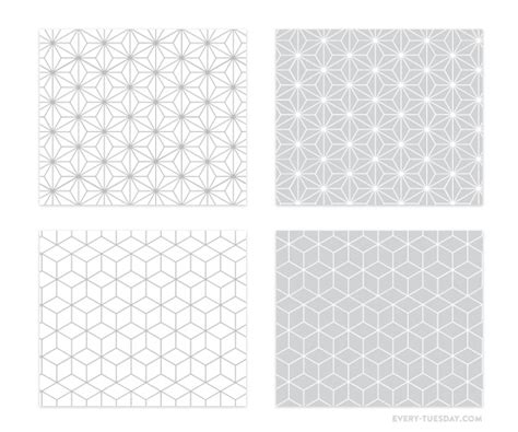 Freebie Geometric Photoshop Patterns