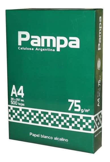 Kit 10 Resmas Pampa A4 70 G Papel Blanco Caja X10 U MercadoLibre