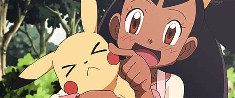 Pikachu And Iris ♡ Pokemon Iris Pikachu Pokemon