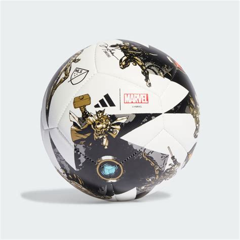 Adidas Marvel Mls All Star Game Mini Ball Black Free Shipping With