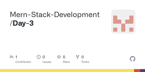 Github Mern Stack Development Day