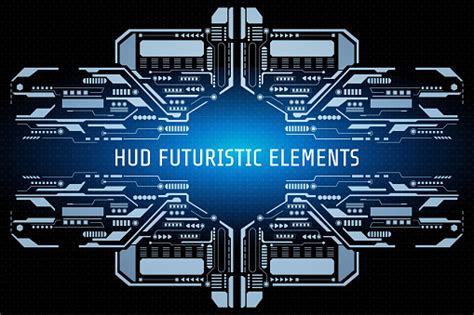 Hud는 미래 지향적인 요소 Infographic Ui 통신 패널 벡터입니다 0명에 대한 스톡 벡터 아트 및 기타 이미지 0명 Brand Name Video Game