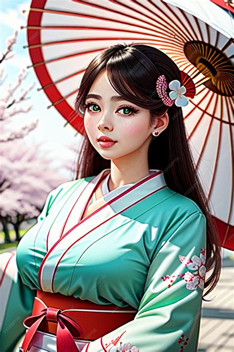 Premium Ai Image Anime Girl Characters Cute Kawaii Illustrations