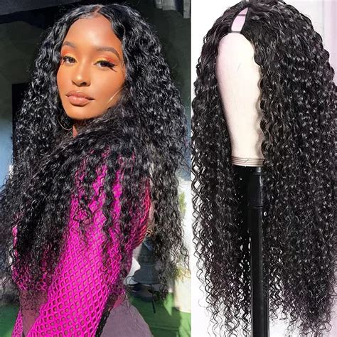 Dms V Part Wig Human Hair Wigs For Black Women Kinky Curly