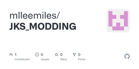 GitHub Mlleemiles JKS MODDING