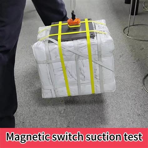 蒋敏 On Linkedin Magnetic Switch Suction Test For 36kg Weight