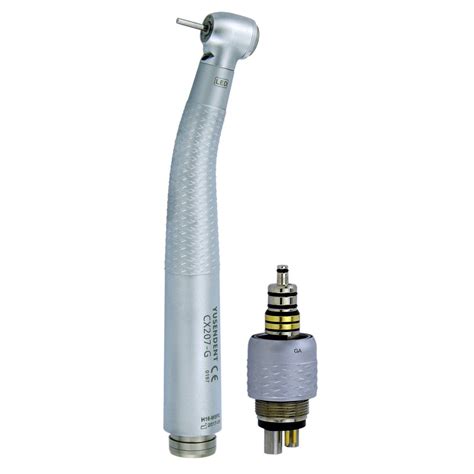 Coxo High Speed Air Turbine Handpiece CX207 G H16 WTPQ6 With W H LED Torque Spray Push