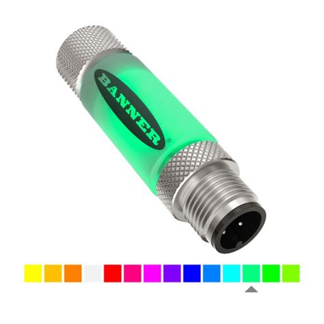 S15l Pro Series In Line Sensor Status Indicator 15 Mm Multicolor Rgb