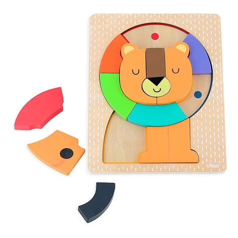 Puzzle Encastrement En Volume Lion Andy Westface Vilac La