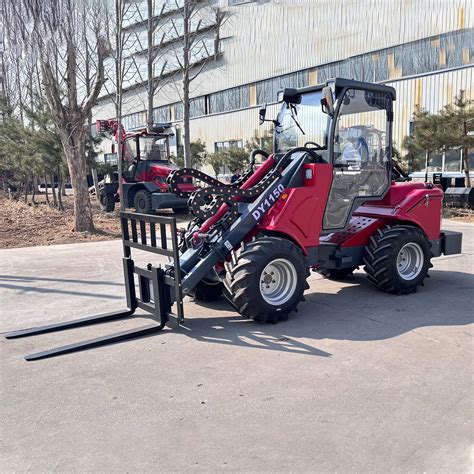 Telehandler Loader Wheel Front End Loader 4x4 Small Telescopic Frontal