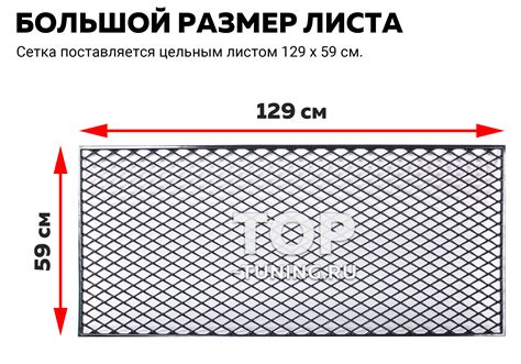 Тюнинг сетка с крупной ячейкой для установки в бампера и решетки ...
