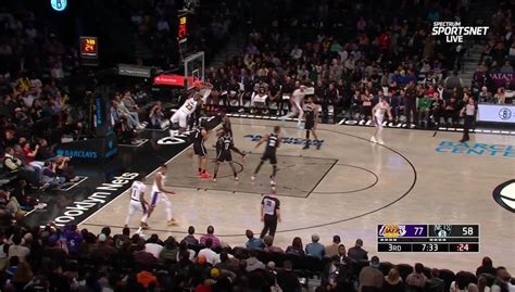 Highlight Lebron Takes Advantage Of The Holes In The Nets Defense Rnba
