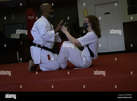 This Action Photo Is Of My Son And His Classmates In A Karate Class