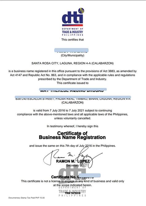 How To Register Sole Proprietorship Business At The Dti