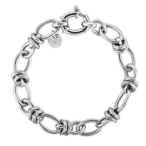 Phillip Gavriel Jewelry Sterling Silver 775 Shiny Oval Fancy Link