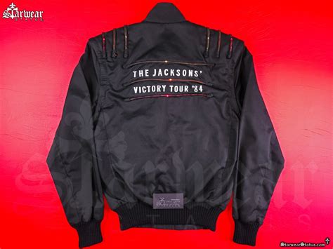 THE JACKSONS Victory Tour 1984 Band Crew Jacket LIGHTS UP Michael