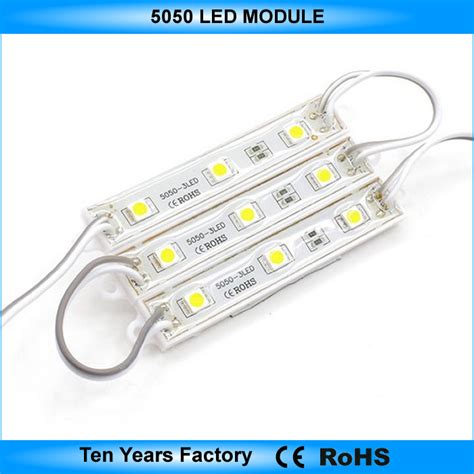 12V 3 Chips Ce RoHS 5050 SMD Module LED RoHS LED Module And Ce LED Module