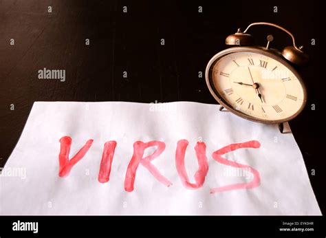 Word Virus Text Stock Photo Alamy