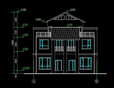 双拼别墅cad图下载autocad 2004模型图纸免费下载 懒石网