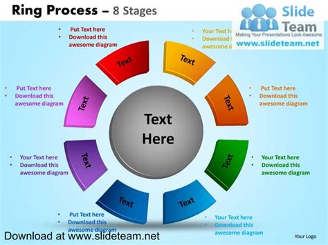 Display Pie Chart Process 8 Stages Powerpoint Diagrams And Powerpoint